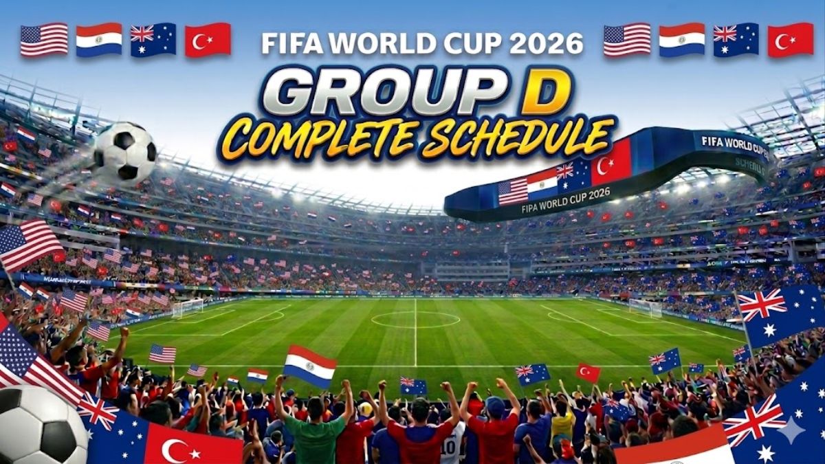 FIFA World Cup 2026: Group D Complete Schedule