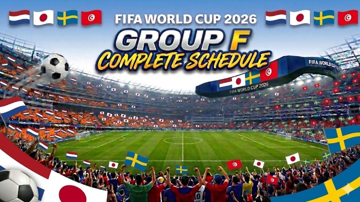 FIFA World Cup 2026: Group F Complete Schedule
